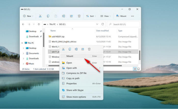 How To Extract Content From ISO File On Windows 11